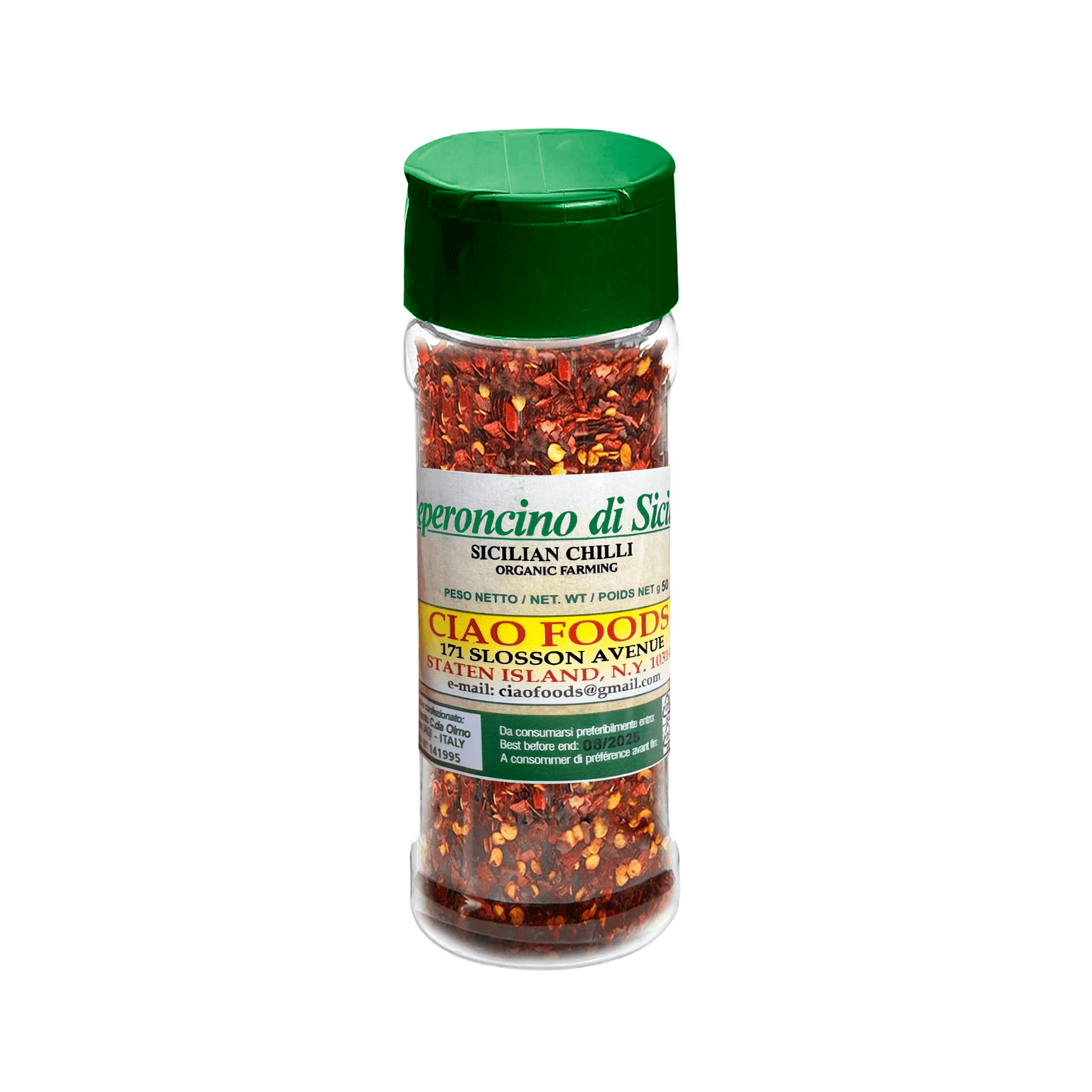 Ciao Foods Sicilian Crushed Red Hot Pepper, 50 g | Supermarket Italy