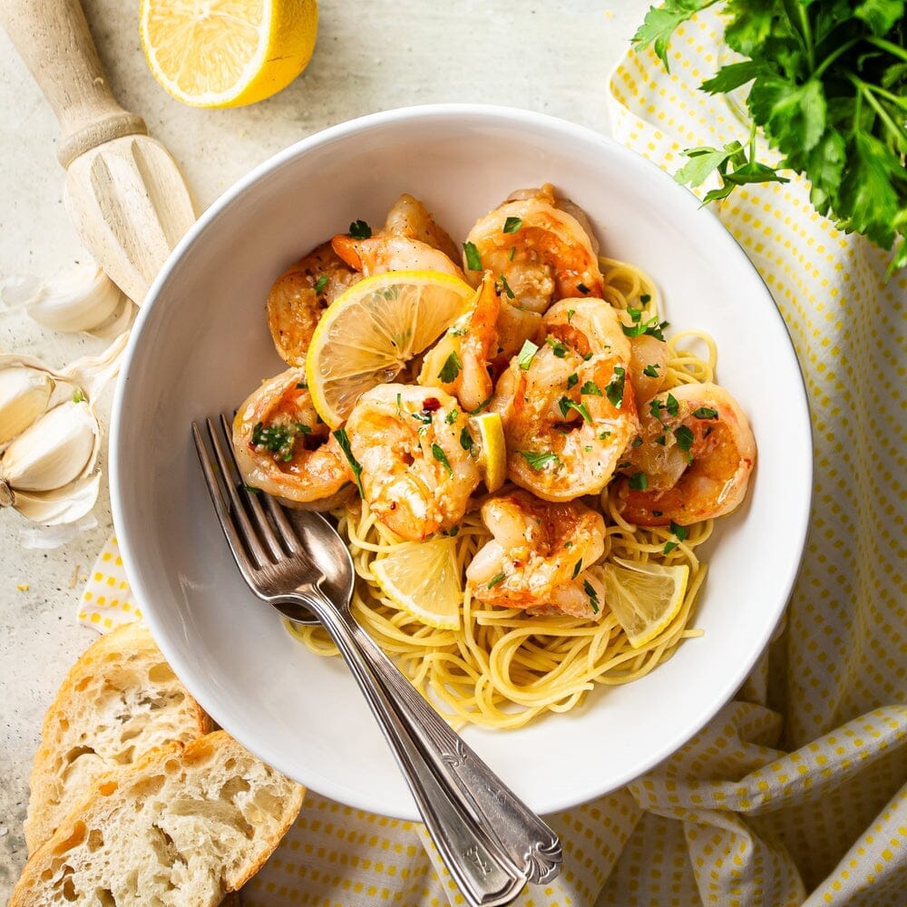Lemon-Infused Shrimp Pasta Perfection | Supermarket Italy