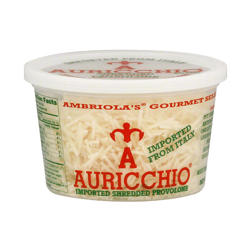 Auricchio Shredded Provolone Cups, 5 oz [Pack of 2] | Supermarket Italy