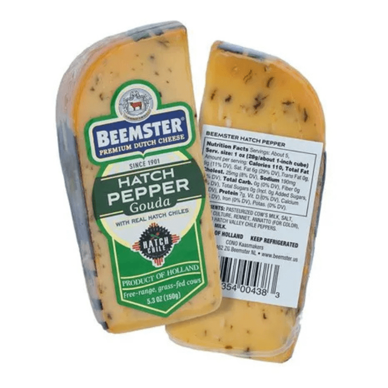 Beemster Hatch Red Pepper Gouda Cheese Wedge, 5.3 oz [Pack of 2 ...