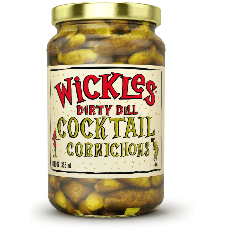 Wickles Dirty Dill Cocktail Cornichons, 12 oz | Supermarket Italy