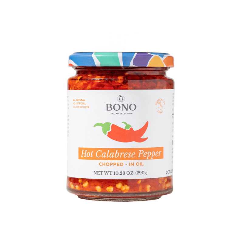 Bono Hot Calabrese Pepper Chopped in Olive Oil, 10.23 oz | Supermarket ...