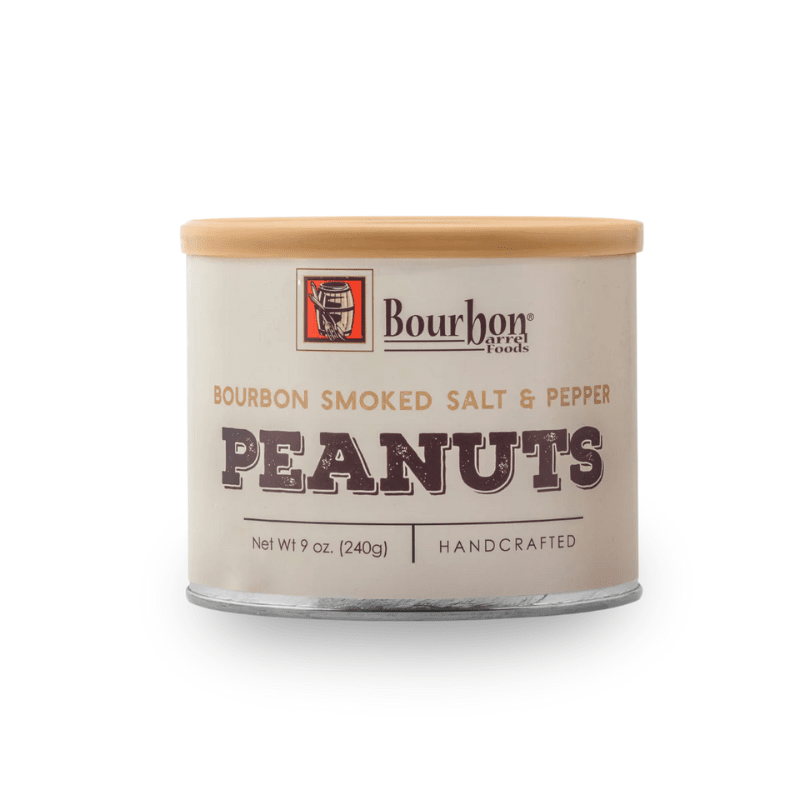 Bourbon Barrel Foods Bourbon Smoked Salt & Pepper Peanuts, 9 oz ...