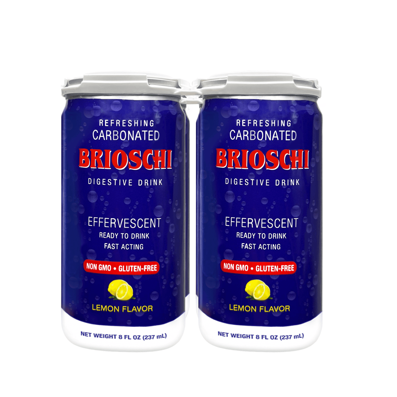 Brioschi Ready to Drink Digestive Drink, 8 oz (Pack of 4) | Supermarket ...