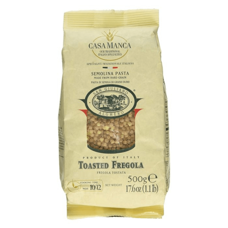 Casa Manca Toasted Fregola Sarda Pasta - 1.1 lbs | Supermarket Italy