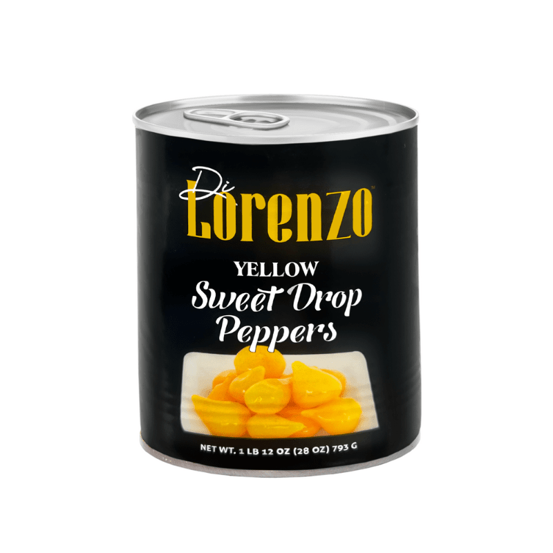 Di Lorenzo Yellow Sweet Drop Peppers, 28 oz | Supermarket Italy