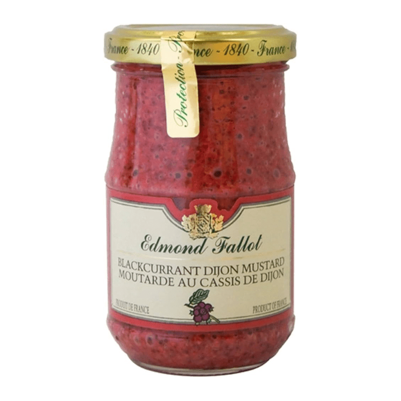 Edmond Fallot Blackcurrant Dijon Mustard, 7.5 oz | Supermarket Italy