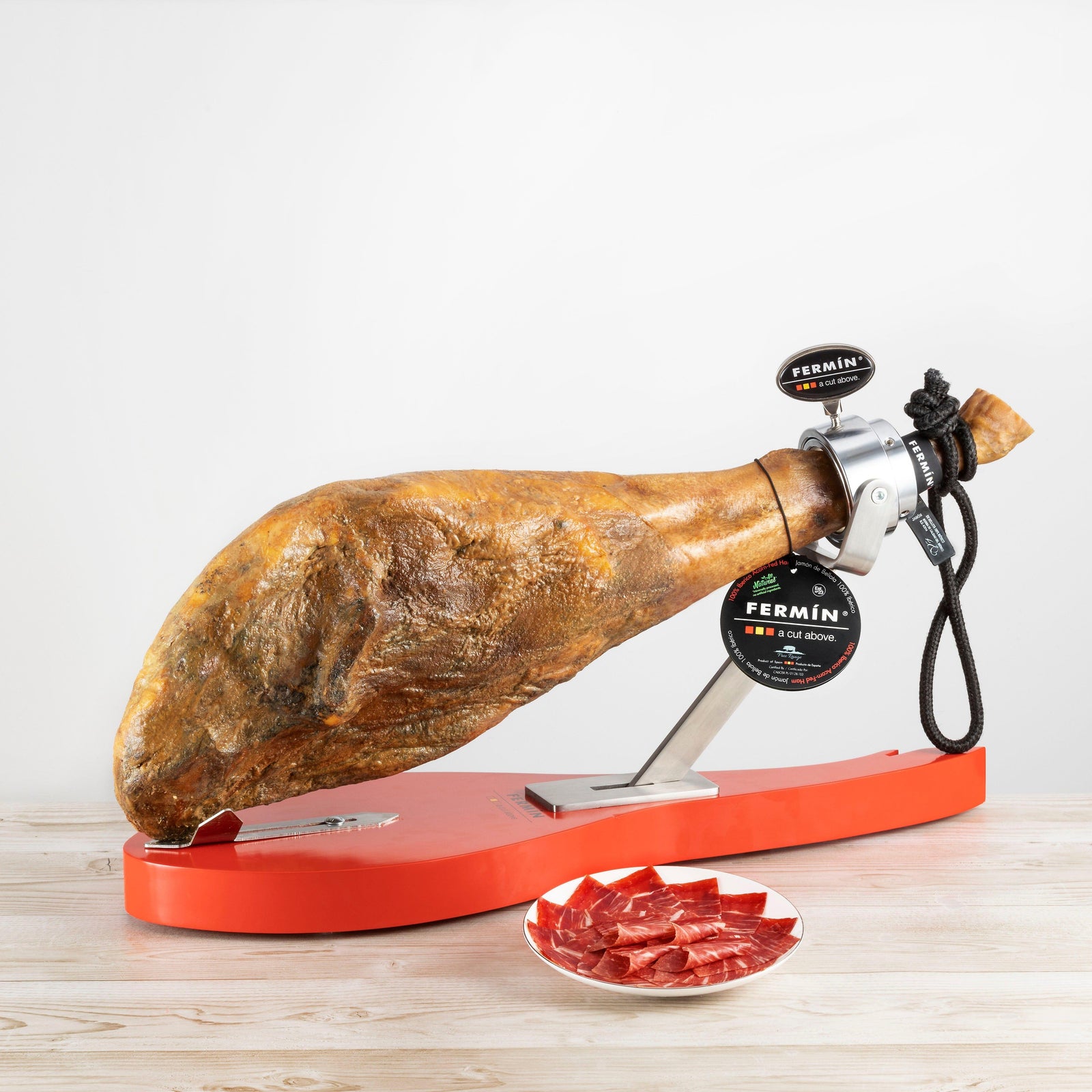 Fermin 100% Iberico Acorn-Fed Ham Bone In, 16 Lbs | Supermarket Italy
