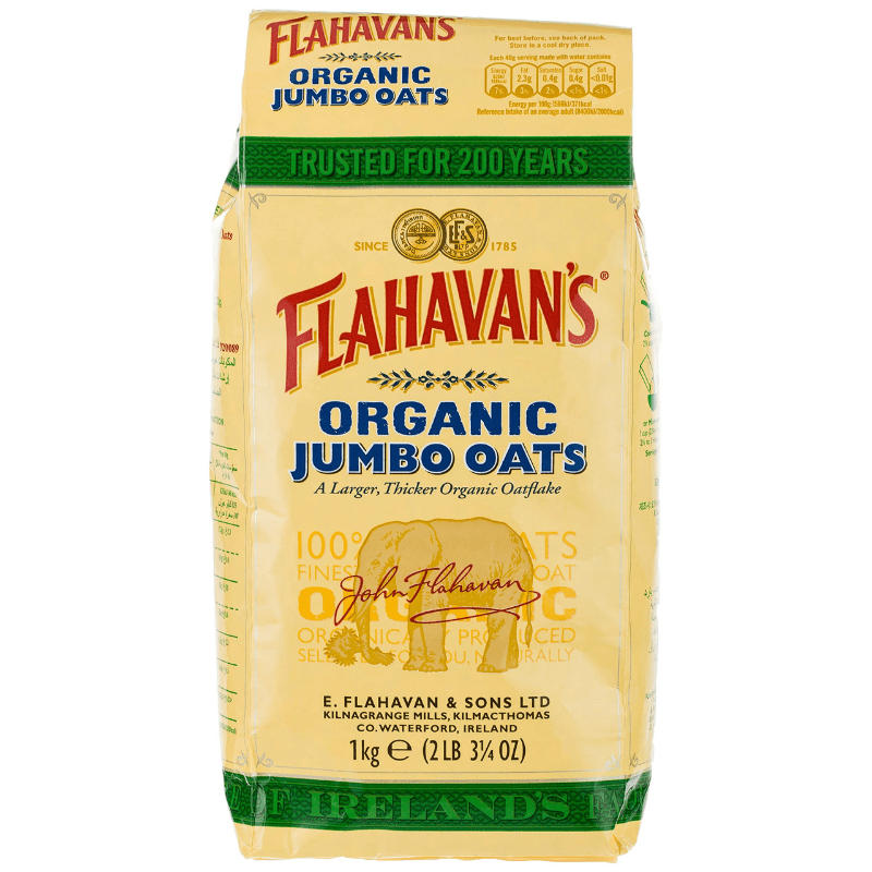 Flahavan's Organic Jumbo Oats, 1 kg | Supermarket Italy