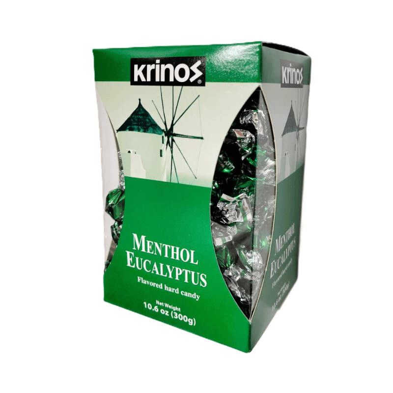 Krinos Menthol Eucalyptus Candy, 10.6 oz | Supermarket Italy