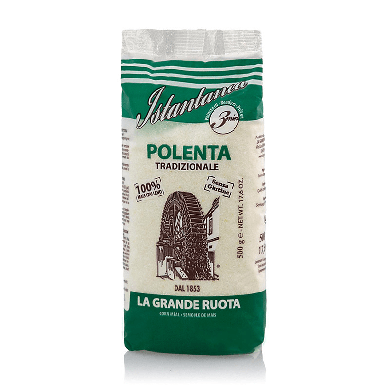La Grande Ruota Instant White Traditional Polenta, 17.6 oz ...