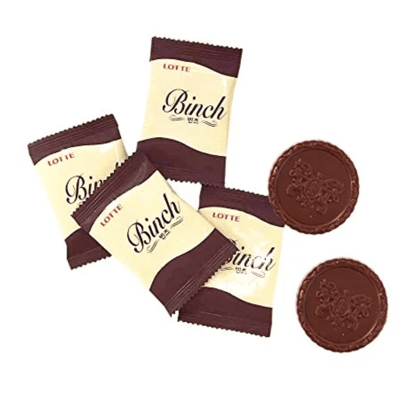 Lotte Binch Half Chocolate Half Biscuit Multi Pack Cookies, 7 oz ...