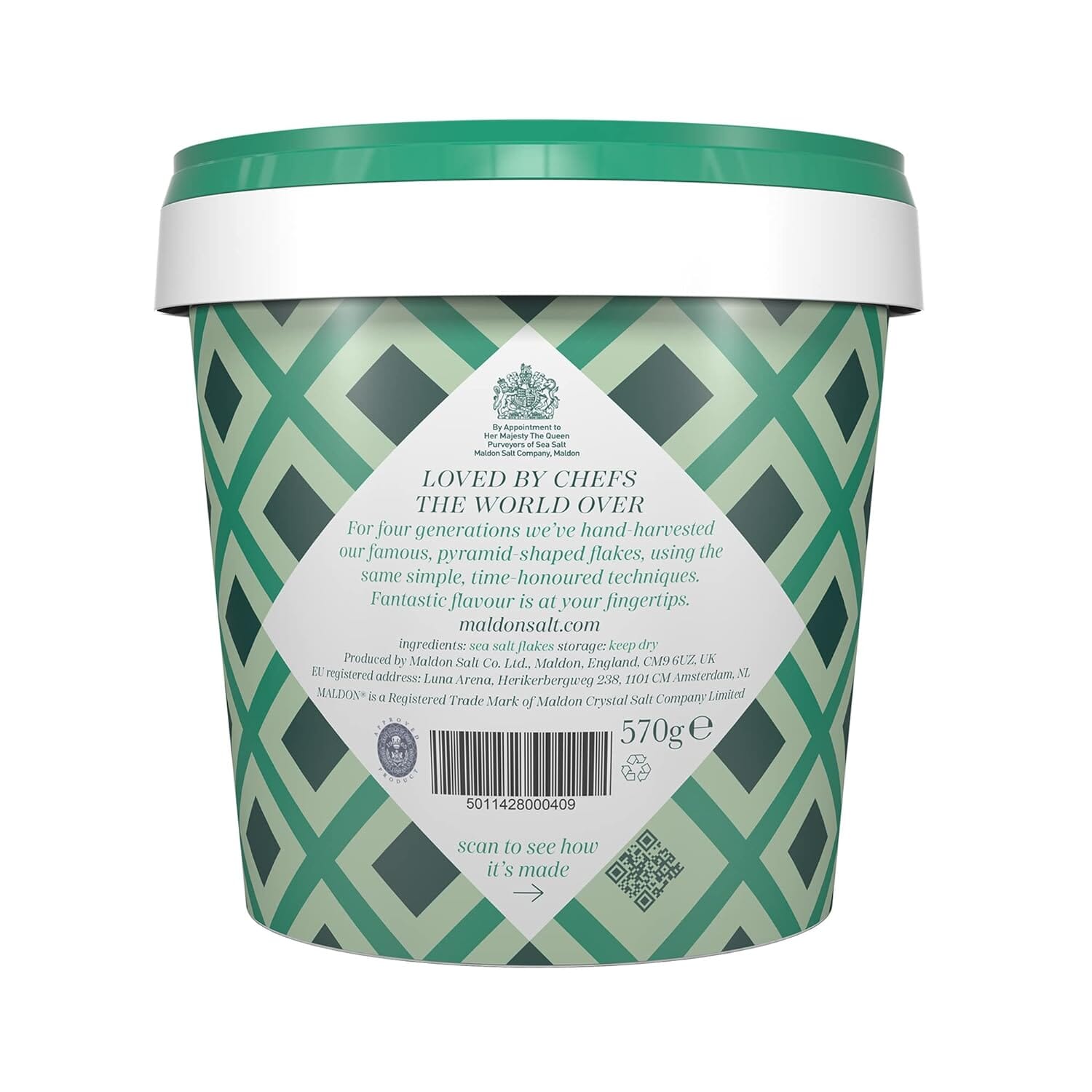 Maldon Sea Salt Flakes Bucket, 1.25 Lbs | Supermarket Italy