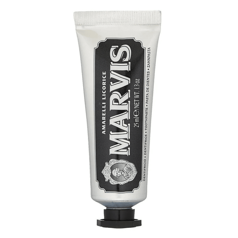 Marvis Amarelli Licorice Mint Toothpaste, 25 ml (1.3 oz) | Supermarket ...