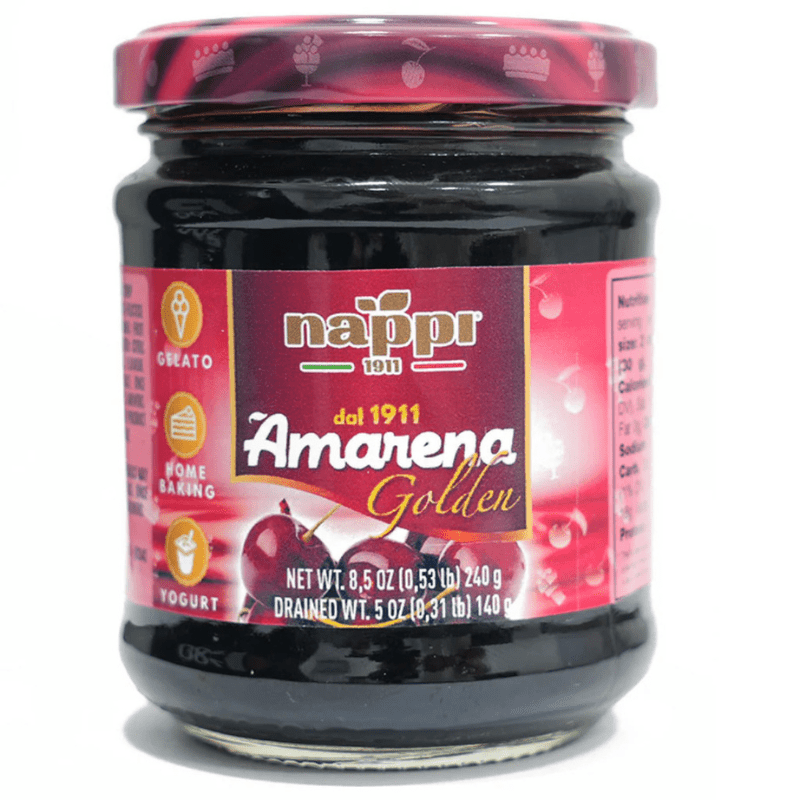 Nappi Amarena Cherries in Syrup, 8.5 oz | Supermarket Italy