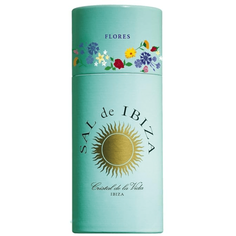 Sal De Ibiza Granito Salt Shaker with Flower Petals, 2.65 oz ...