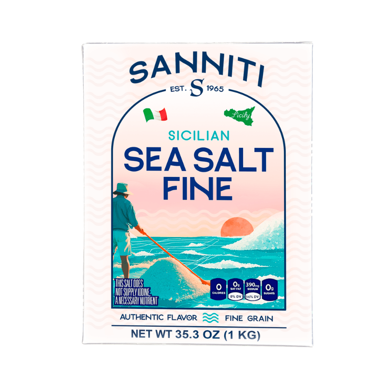 Sanniti Sicilian Fine Sea Salt, 2.2 Lb | Supermarket Italy