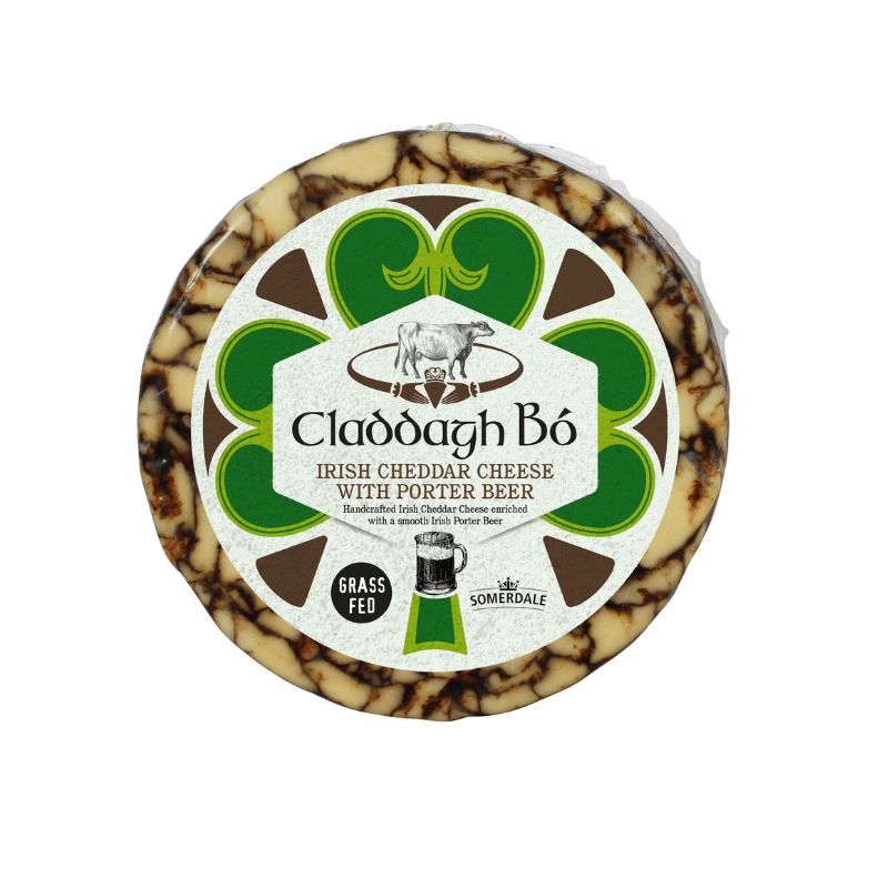 Somerdale Claddagh Bo Irish Cheddar with Porter Beer, 5 Lbs ...