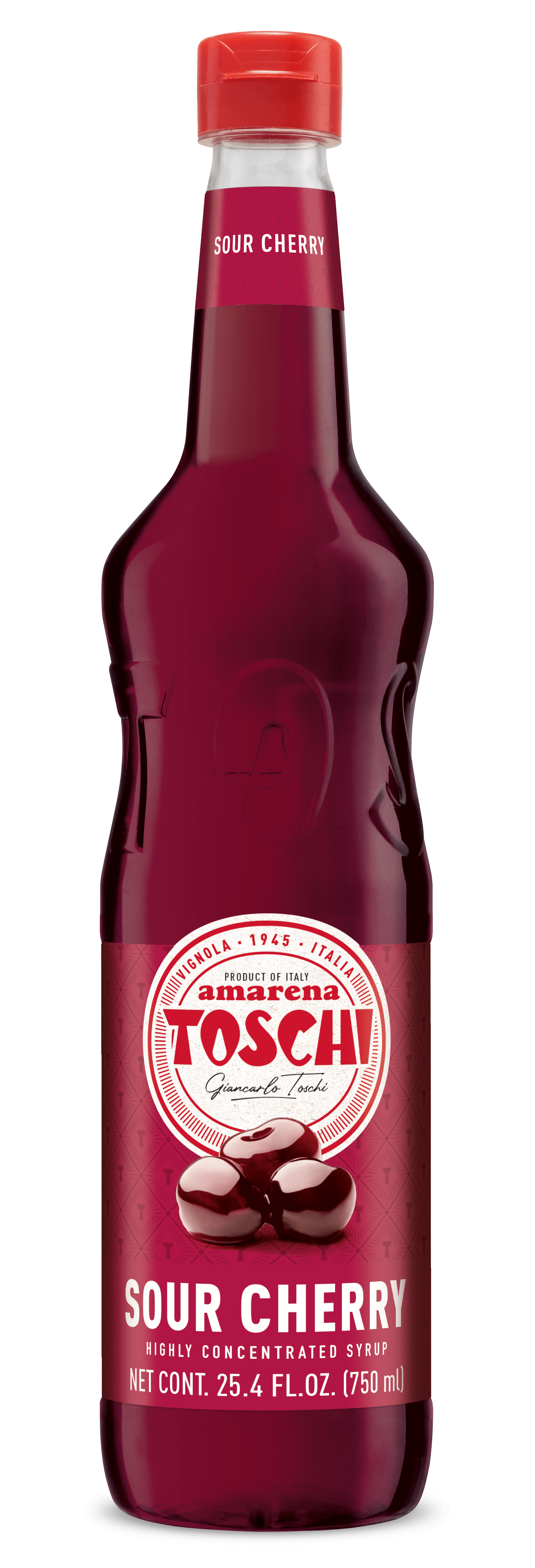 Toschi Amarena Sour Cherry Syrup, 750mL (25.4 oz) | Supermarket Italy
