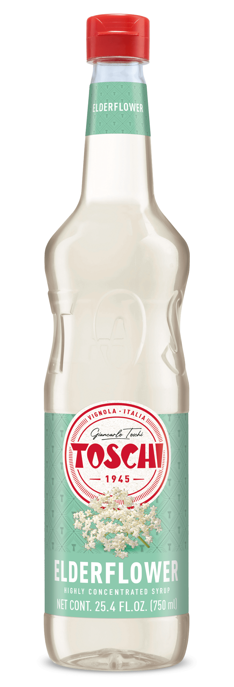 Toschi Elderflower Syrup, 750mL (25.4 oz) | Supermarket Italy