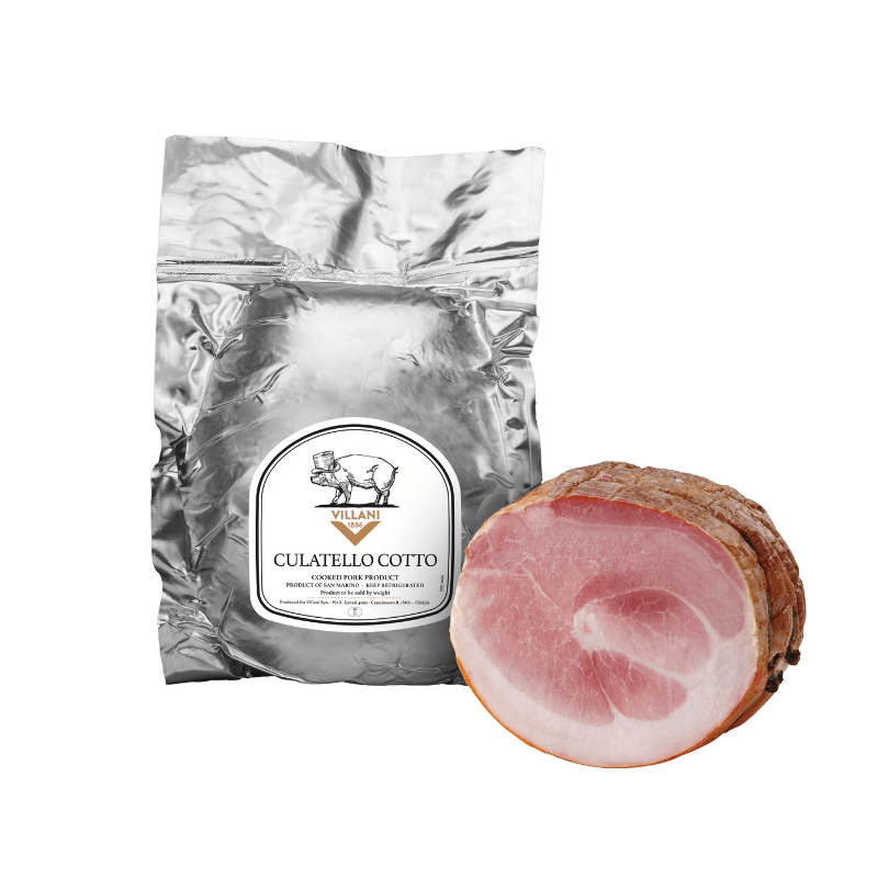 Villani Culatello Cotto Halves, 7 Lbs | Supermarket Italy