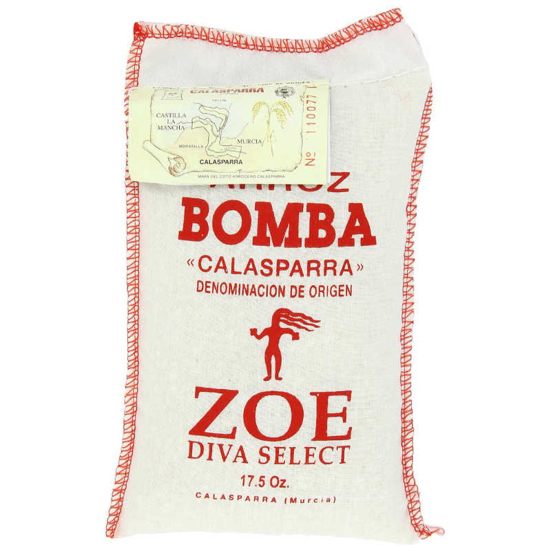 [Best Before: 12/31/25]Zoe Diva Select Bomba Calasparra Rice, 17.5 oz ...