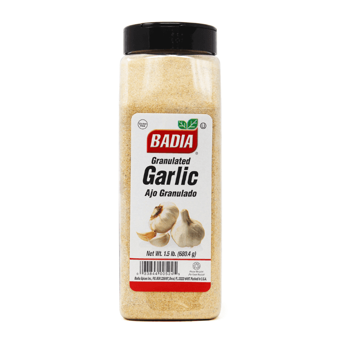 [Best Before: 09/30/2028] Badia Granulated Garlic, 24 oz | Supermarket ...
