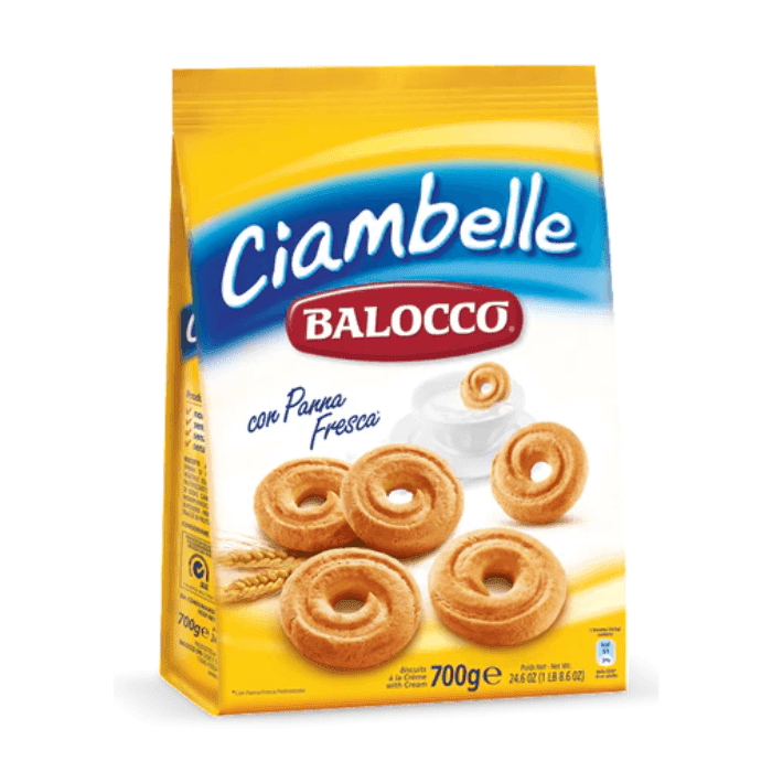 Balocco Ciambelle Cream & Egg Cookies, 24.7 oz | Supermarket Italy