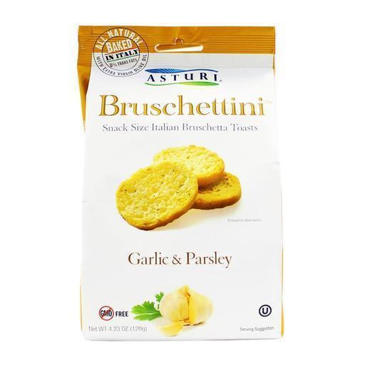 Asturi Bruschettini Garlic & Parsley, 4.2 oz | Supermarket Italy