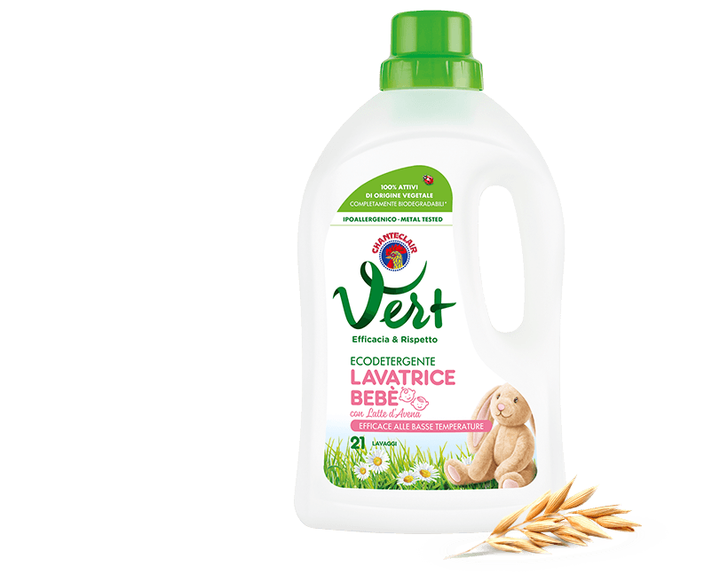 Chanteclair Vert Eco-Cleaner with Oat Milk for Baby Washing Machines ...