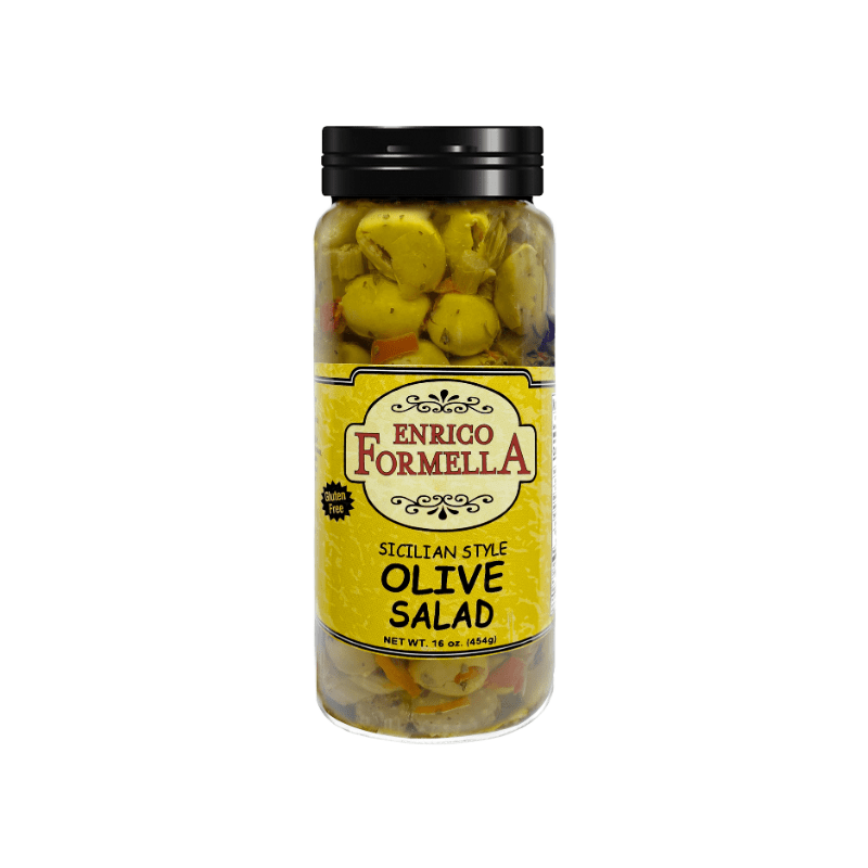 Enrico Formella Mild Olive Salad, 16 oz | Supermarket Italy