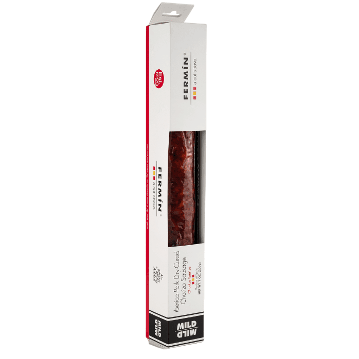 Fermin Chorizo Iberico Dry Cured Mild Sausage, 7 oz | Supermarket Italy