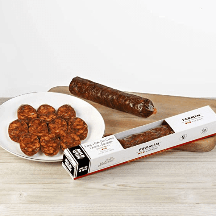 Fermin Chorizo Iberico Dry Cured Mild Sausage, 7 oz | Supermarket Italy
