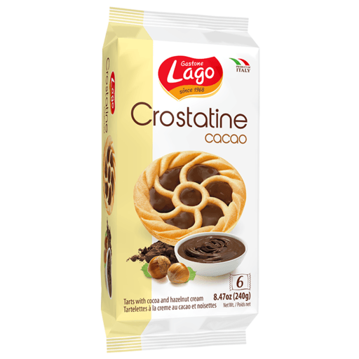 Gastone Lago Cocoa Crostatine, 8.47 oz | Supermarket Italy