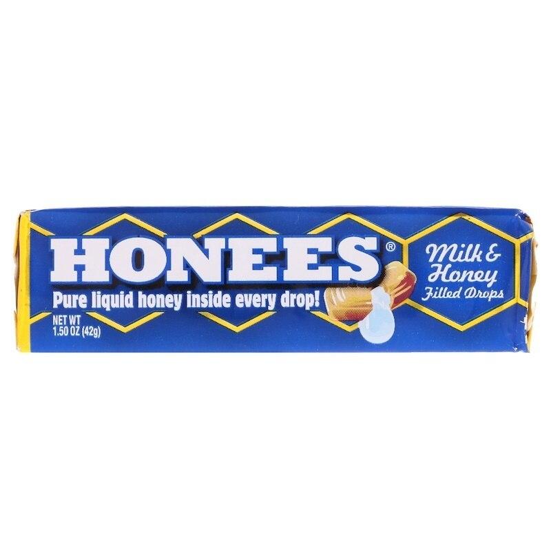 Honees, Milk & Honey Filled Cough Drops, 1.50 oz (42 g) | Supermarket Italy