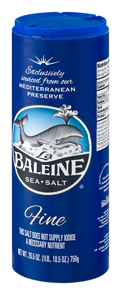 La Baleine Sea Salt Fine, 26.5 oz (750g) | Supermarket Italy
