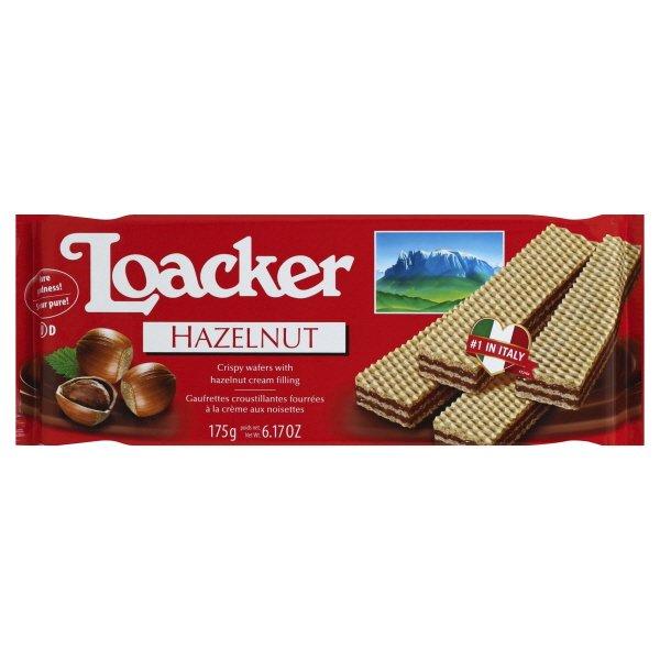 Loacker Hazelnut Wafers, 6.17 oz | Supermarket Italy
