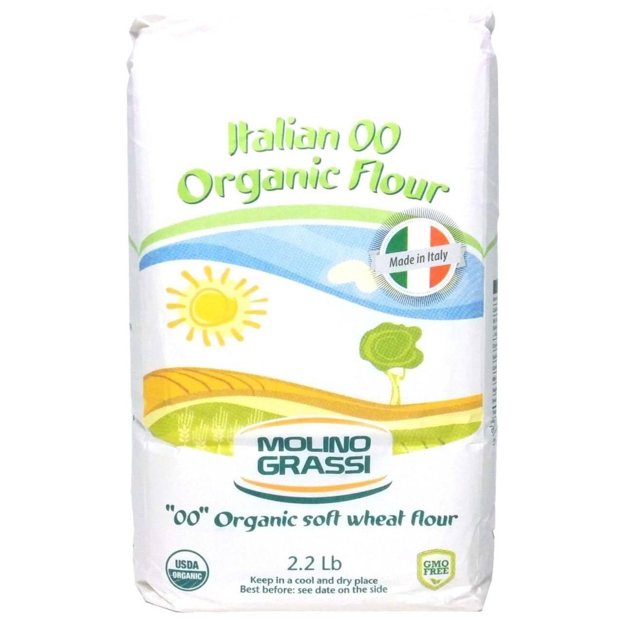 Molino Grassi Italian 00 Organic Flour, 2.2 lb. | Supermarket Italy