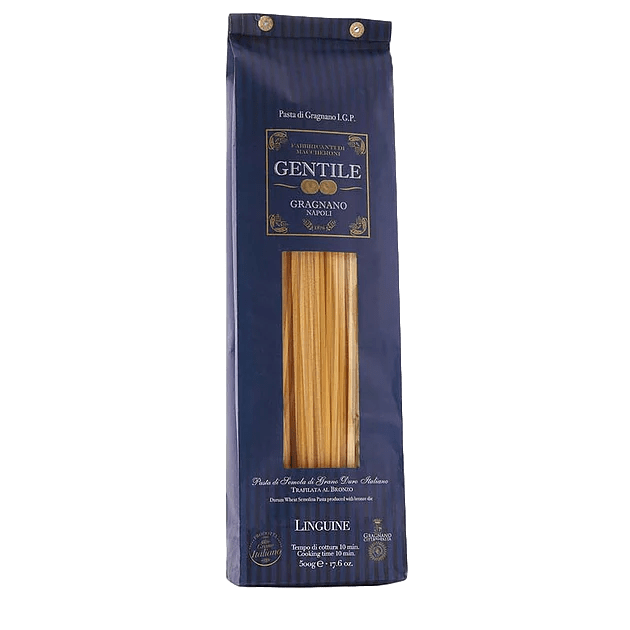 Pastificio Gentile Organic Linguine Pasta di Gragnano, 1.1 lbs ...