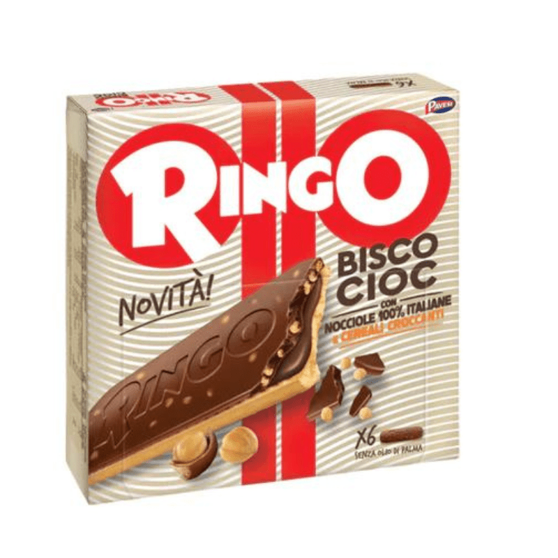 Pavesi Ringo Bisco Cioc Hazelnut Biscuits, 6 Count | Supermarket Italy