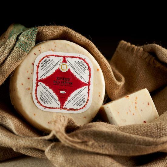Rustico Red Pepper Cheese Wheel, 3 lb. | Supermarket Italy