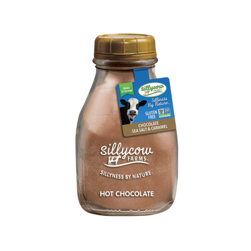[Best Before: 12/28/26] SillyCow Farms Hot Chocolate with Caramel & Sea ...