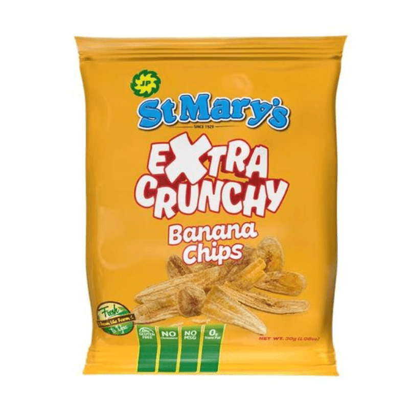 St.Mary’s Extra Crunchy Banana Chips, 1 oz | Supermarket Italy